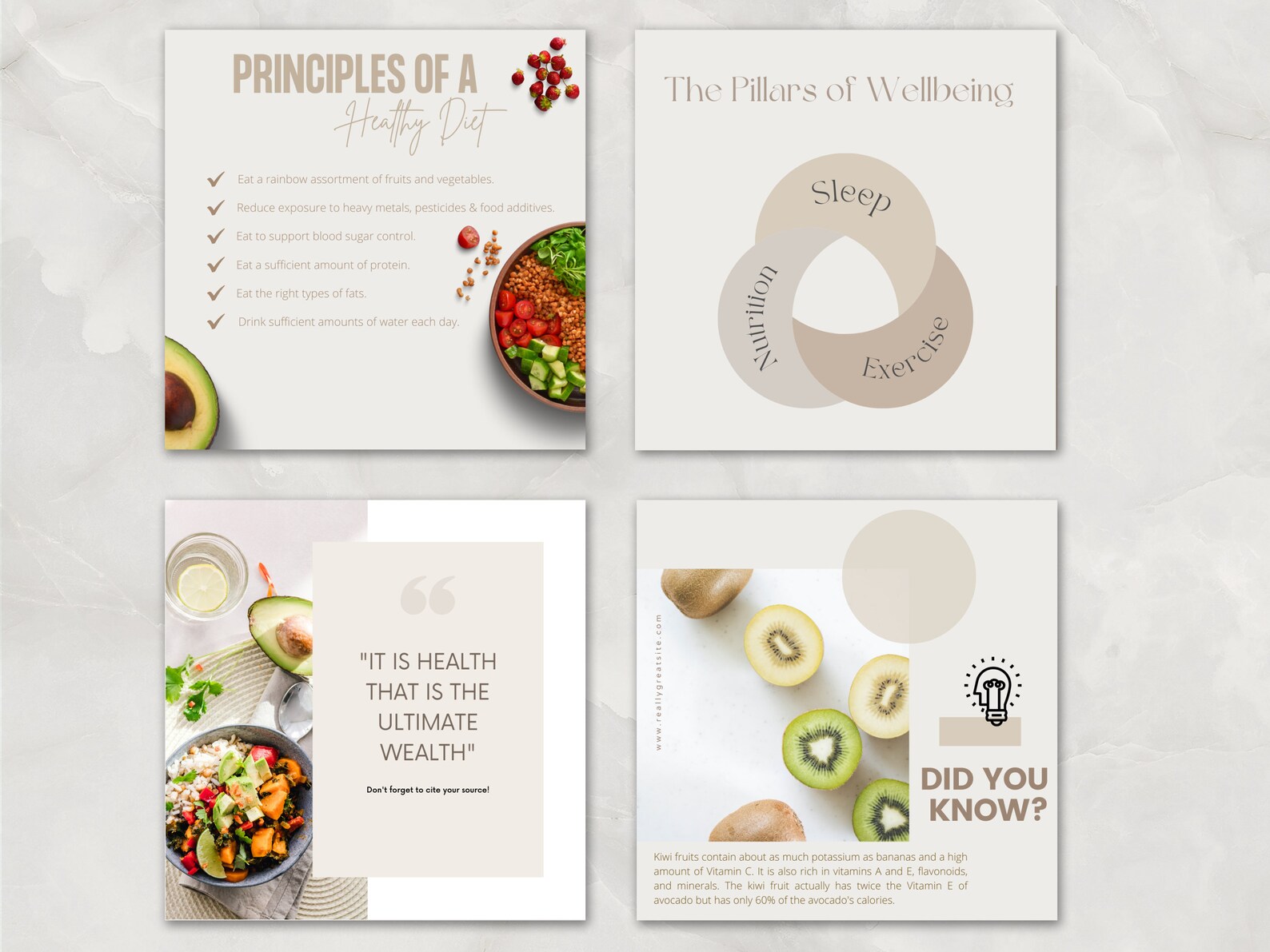 Nutrition Coach Instagram Post Template Health Coach Content - Etsy