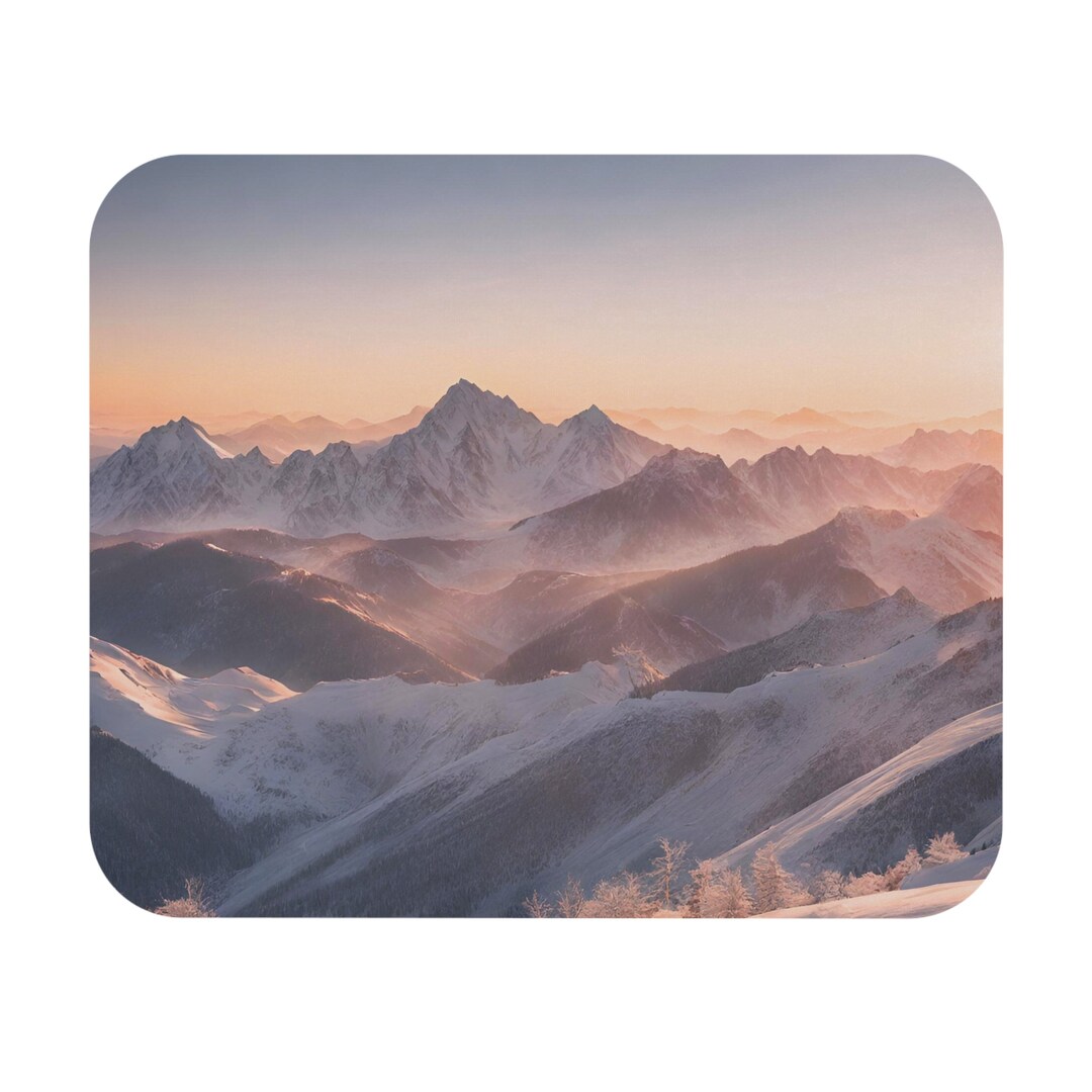 Mountain Sunrise Mouse Pad (rectangle) | Desk Mousepad | Office and ...