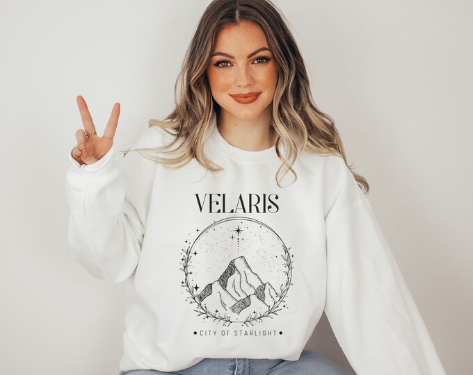 ACOTAR, Officially Licensed, Velaris, Sarah J Maas, Bookish, Crewneck ...