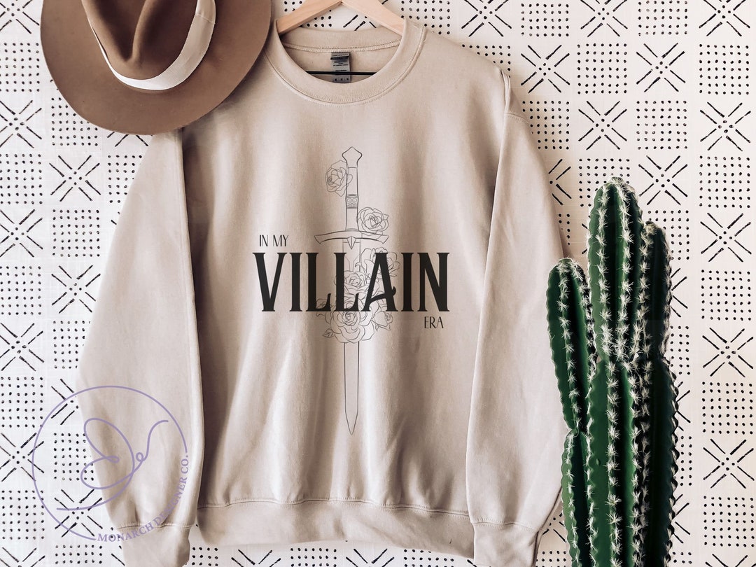 In My Villain Era, Villain Sweatshirt, Villain, Villain Lover Shirt, Villain Era SWEATER Dark ...