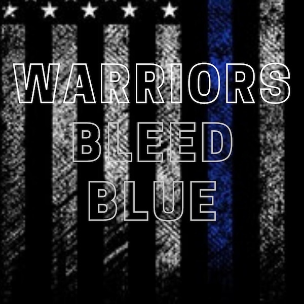 Thin Blue Line Wallpaper - Etsy