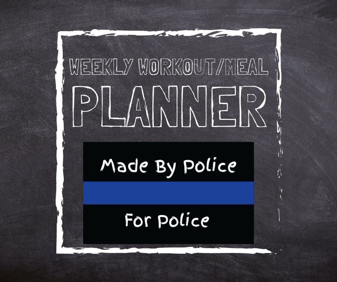 Weekly Workout/meal Planner - Etsy