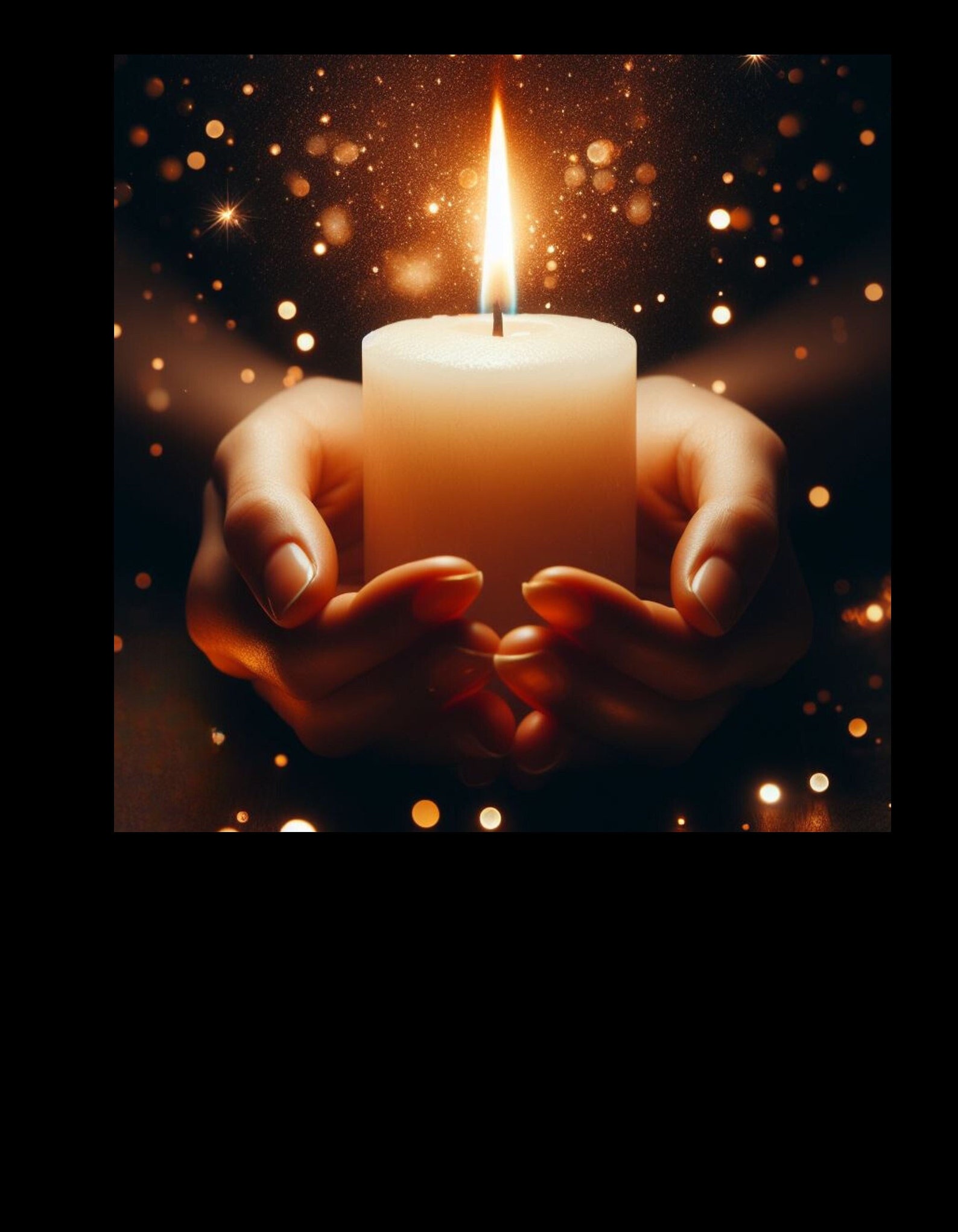 Candle Glowing With Light Effect in Hand - Etsy UK