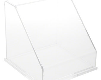 Plymor Clear Acrylic Display Case With Black Base, 8 W X 5 D X 5 H - Etsy
