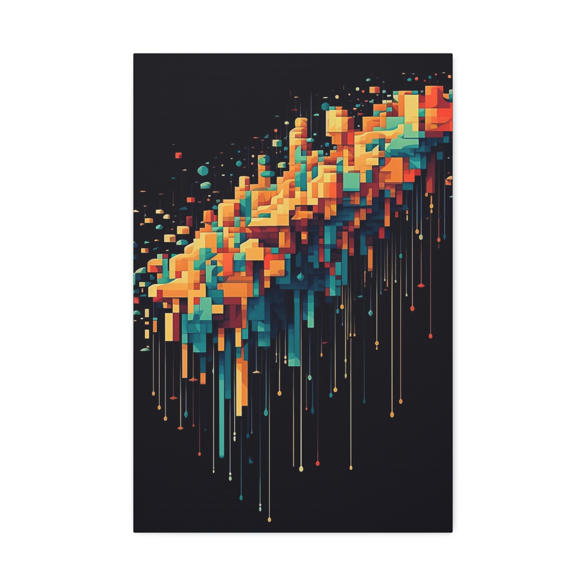 Pixel Drip: AI Generated Art Mixing Pixel Art With Paint Pouring ...