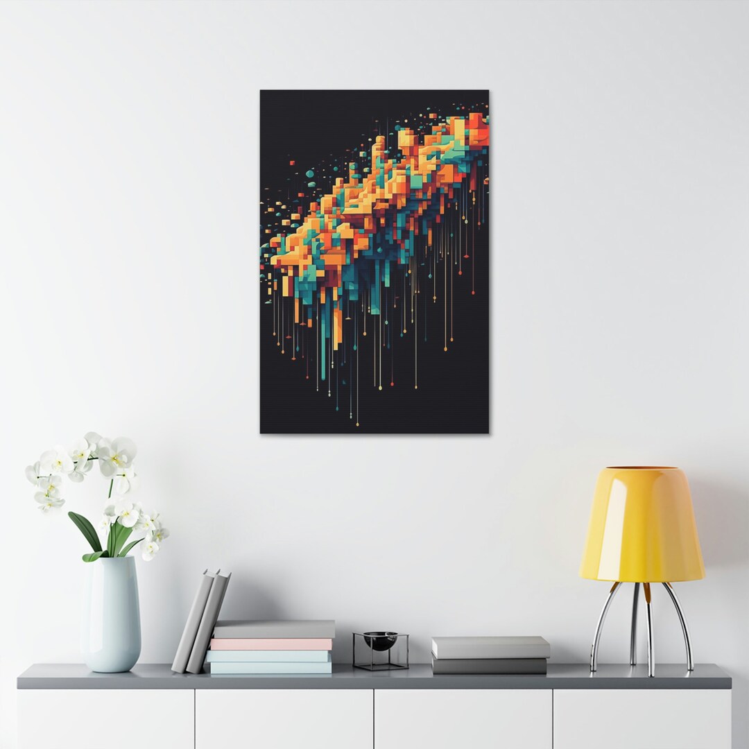 Pixel Drip: AI Generated Art Mixing Pixel Art With Paint Pouring ...