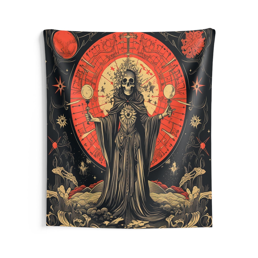 Trippy Tarot Card Style Indoor Wall Tapestries for All Your Smoker ...