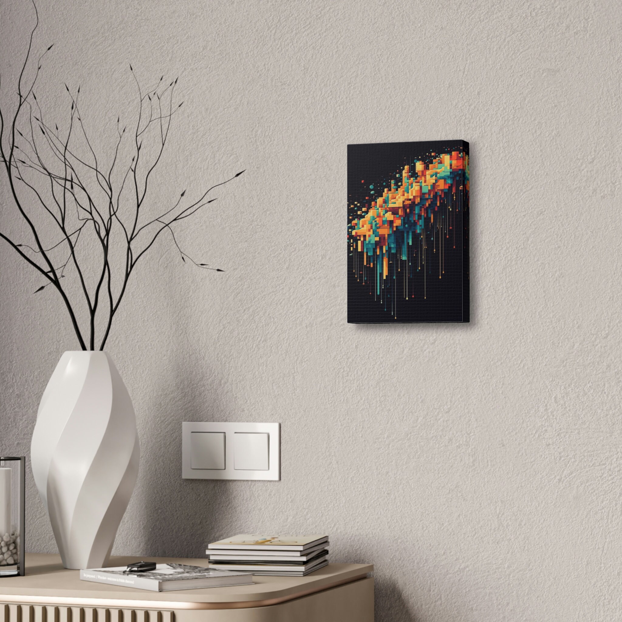 Pixel Drip: AI Generated Art Mixing Pixel Art With Paint Pouring ...