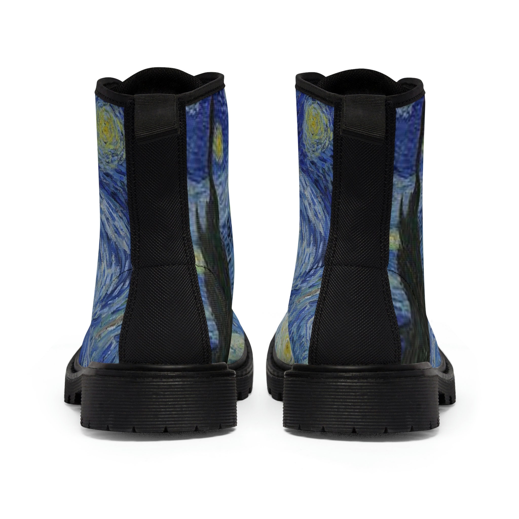Starry Night Boots, Van Gogh Boots, Starry Steppers - Etsy