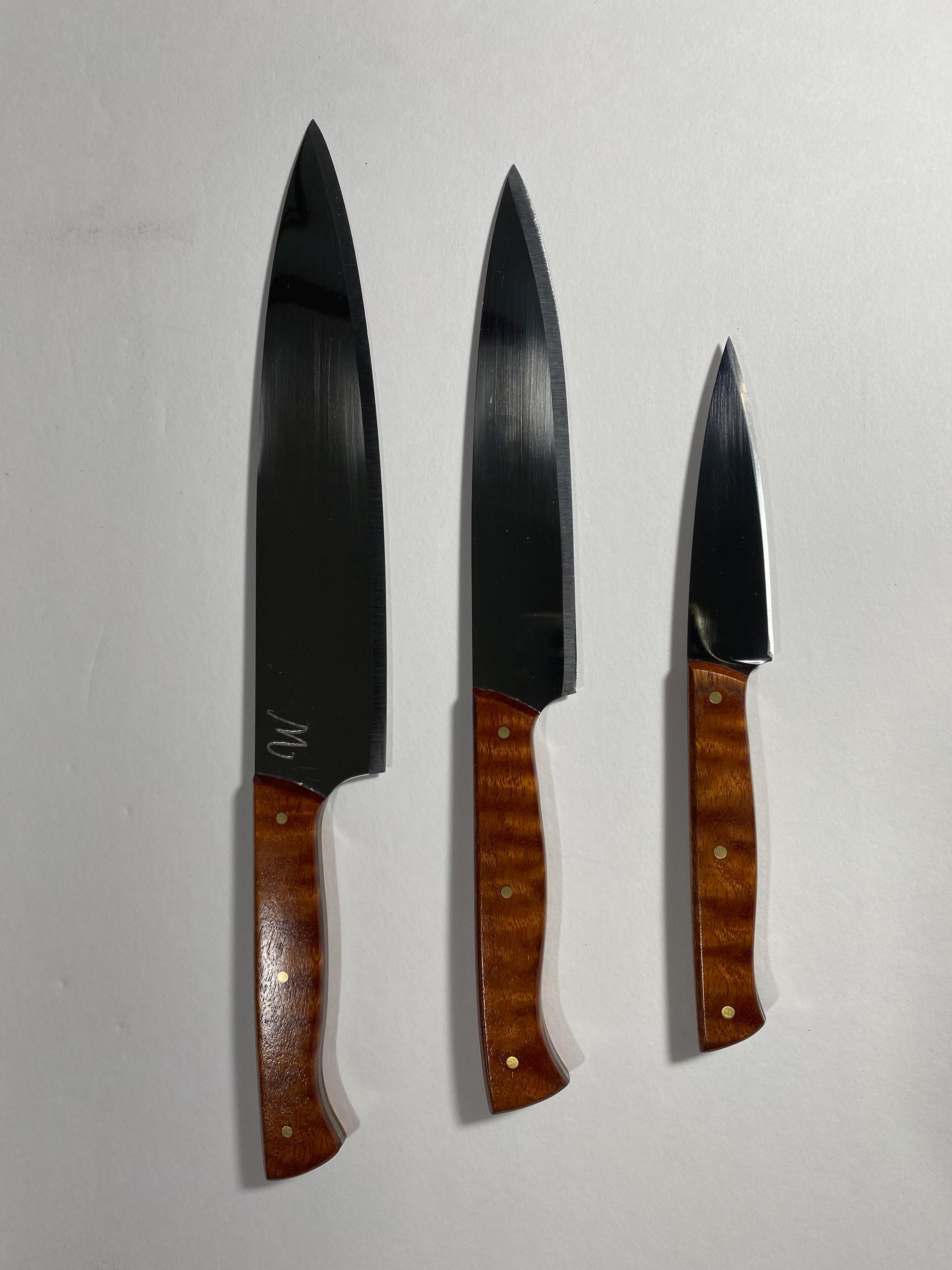 Handcrafted Kitchen Knives With Storage Box - Etsy