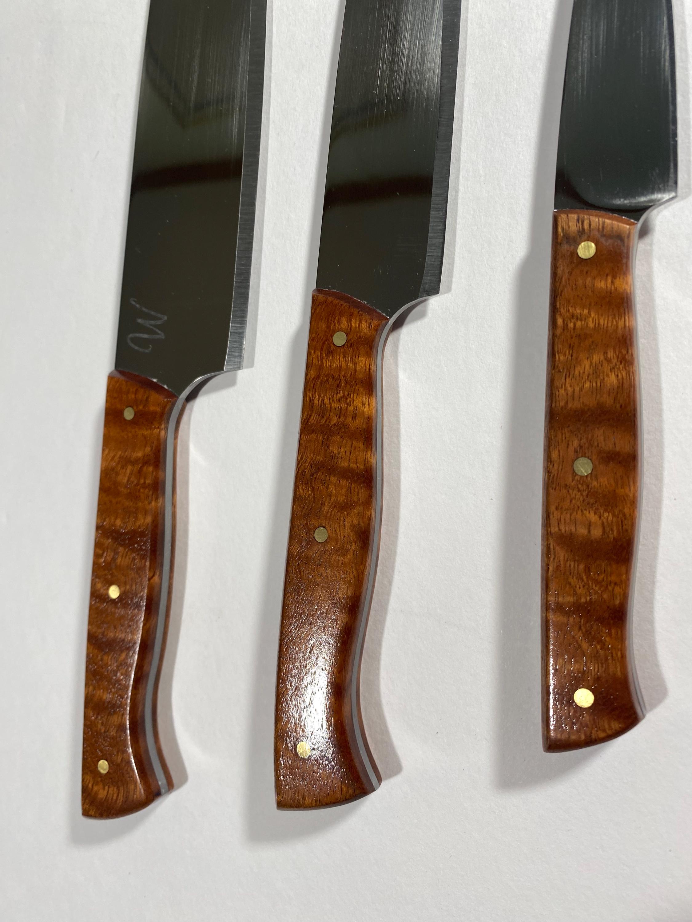 Handcrafted Kitchen Knives With Storage Box - Etsy