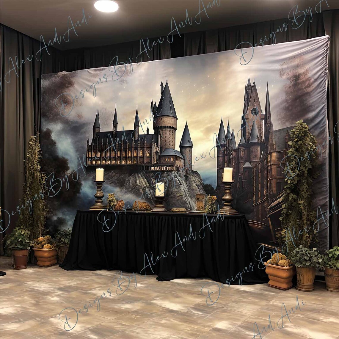 Magic Wizard Studio Backdrop Background Digital Photo Shoot Studio ...