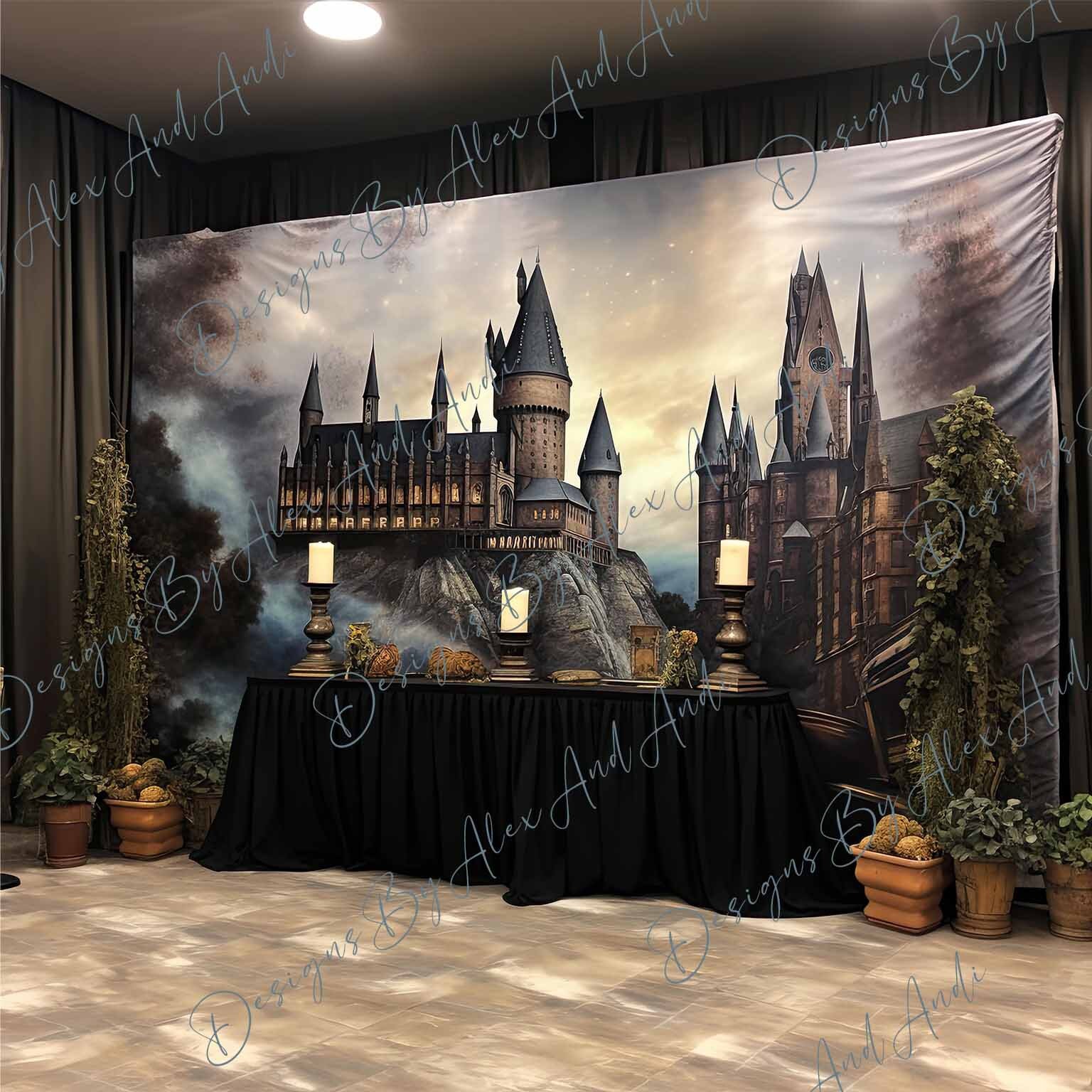 Magic Wizard Studio Backdrop Background Digital Photo Shoot Studio ...