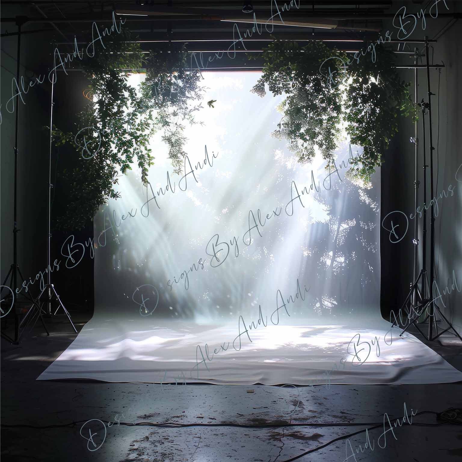 Backlight Digital Backdrop Model Background Booth Photo Overlay Photo ...