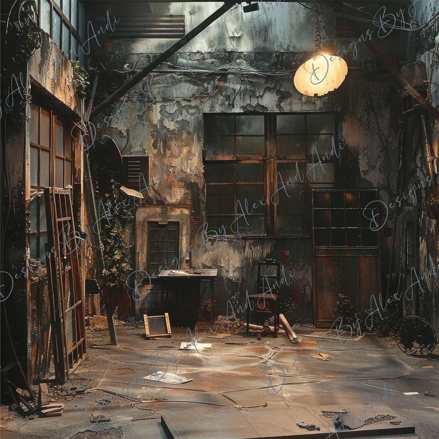 Apocalyptic Back Drop Zombie Background End of World Backdrop Back ...