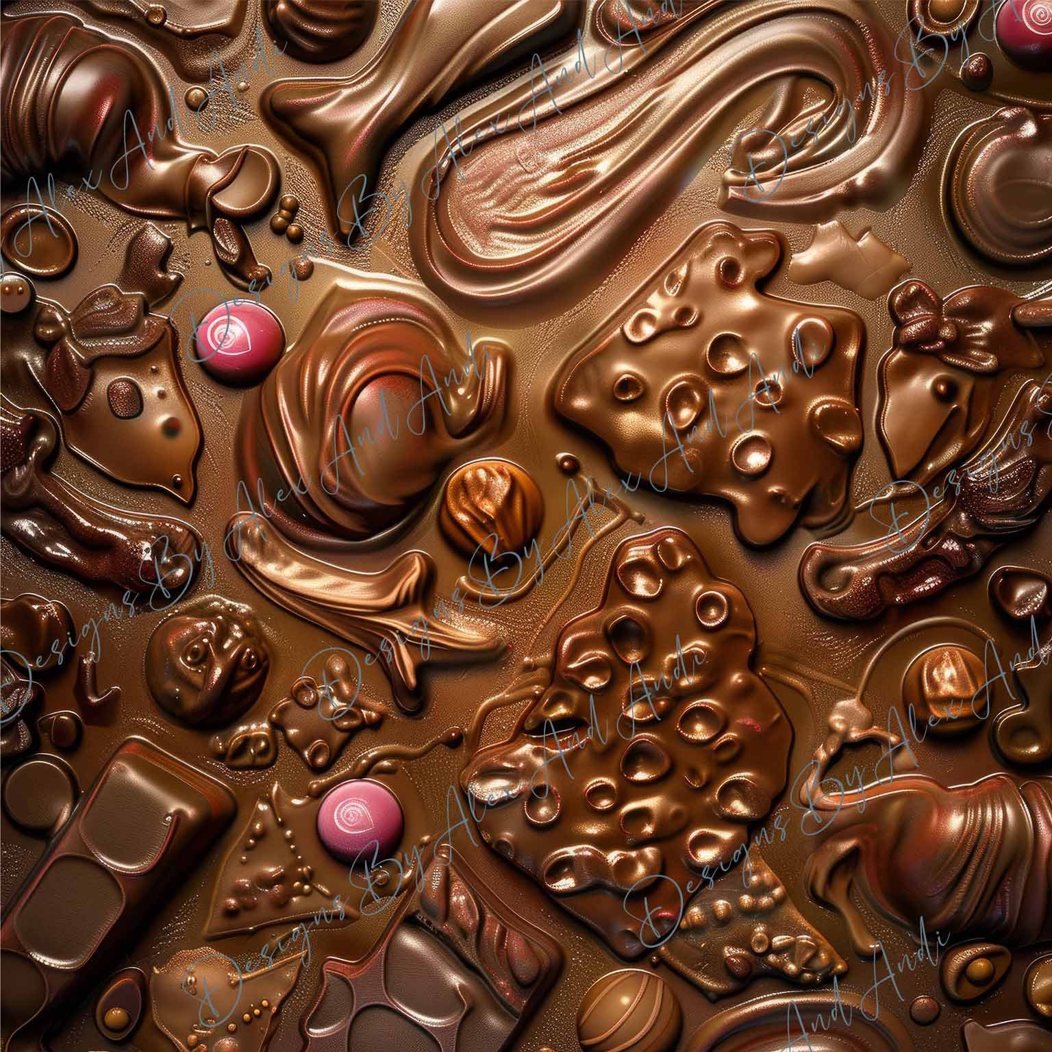 Wonky Chocolate Wall Digital Background Overlay Backdrop Kid Child Photo Picture Studio Event ...