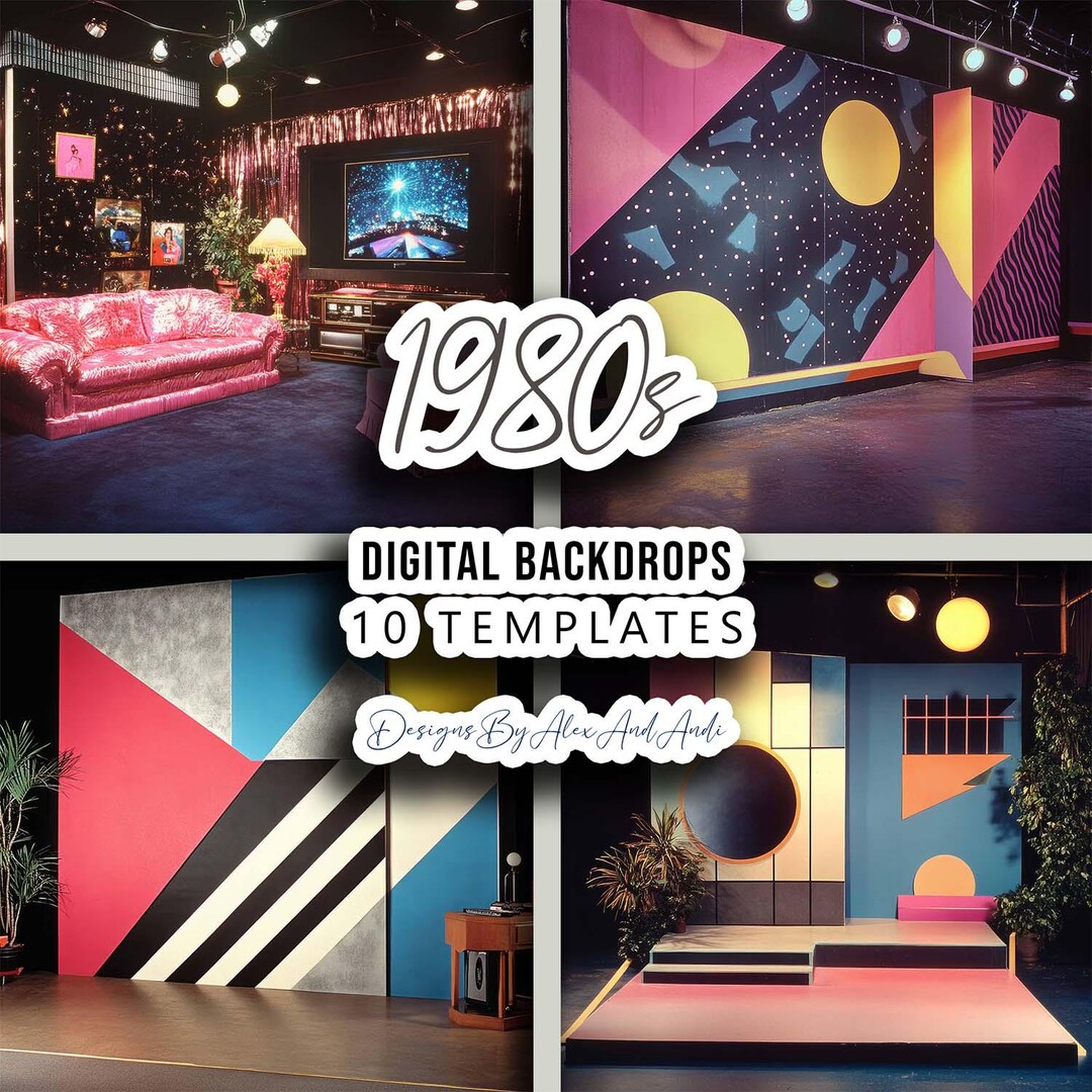 1980s Back Ground Photo 80s Picture Eighties Background Photo Shoot ...