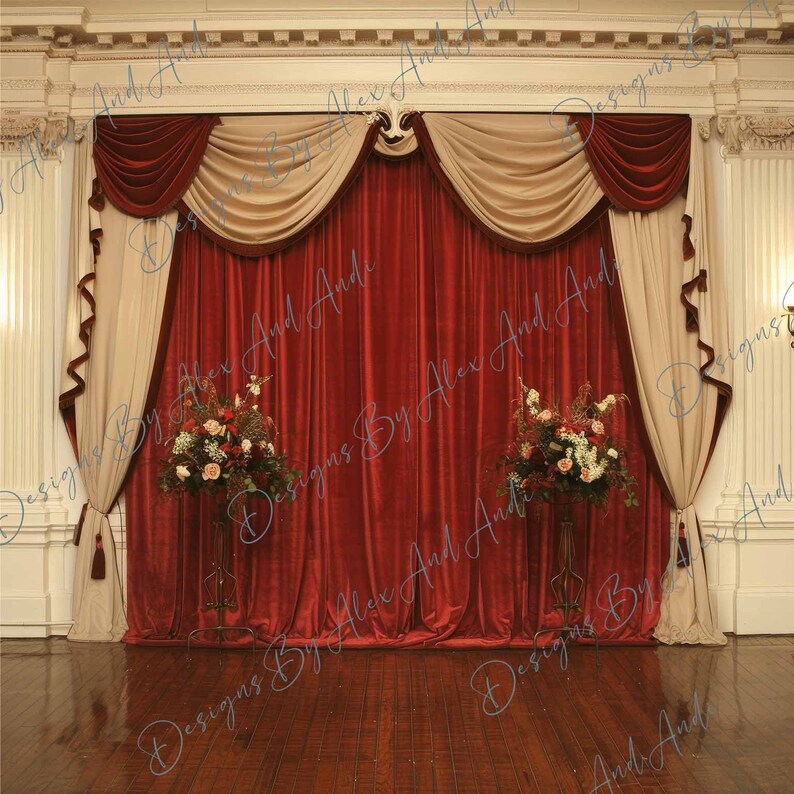 Formal Studio Photo Formal Ceremony Backdrop Back Drop Digital Backdrop ...