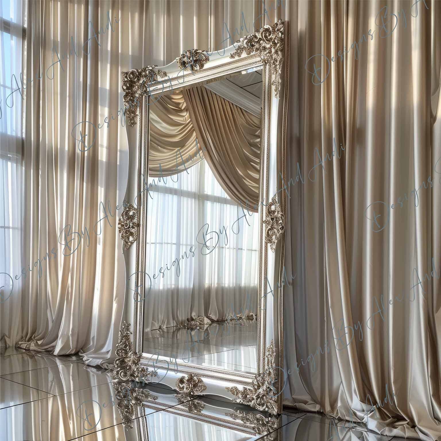 Mirror Photo Shoot Bridal Event Wedding Background Maternity Picture ...