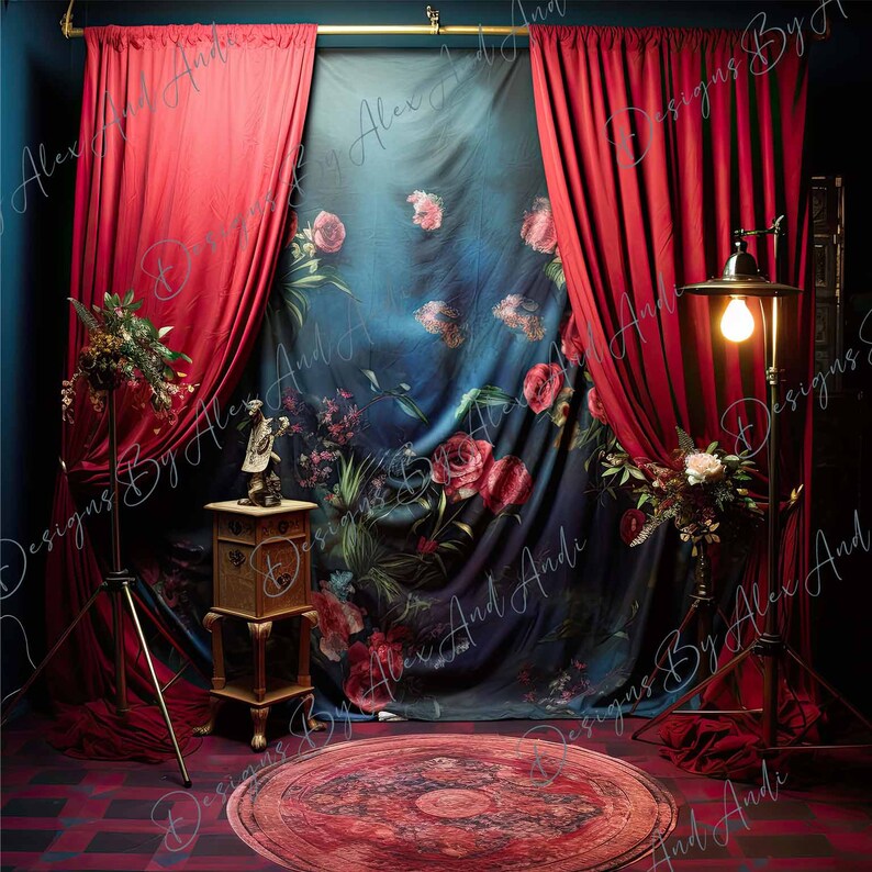 Photo Booth Studio Backdrop Background Digital Studio Photo Shoot ...