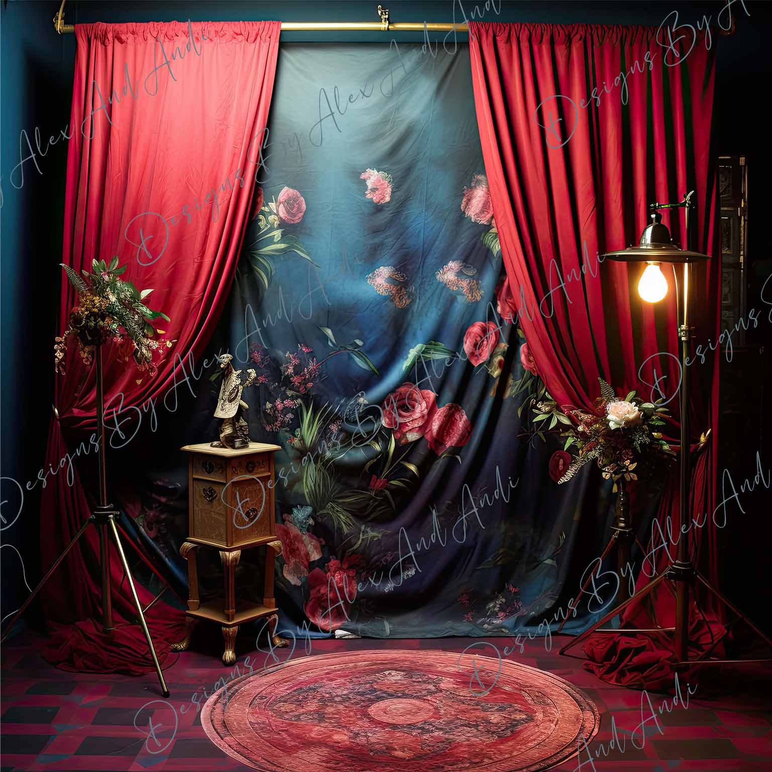 Photo Booth Studio Backdrop Background Digital Studio Photo Shoot ...