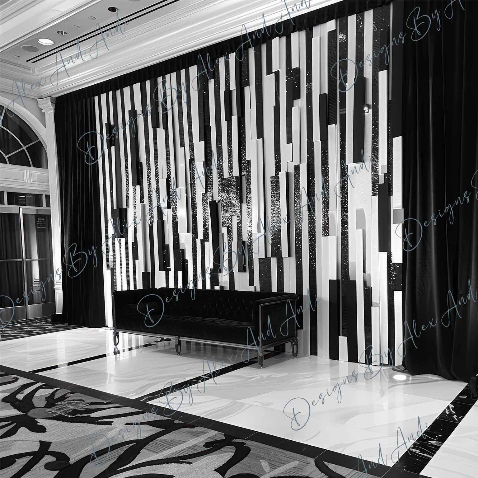 Black and White Ball Back Ground Celebrity Background Stage Picture ...