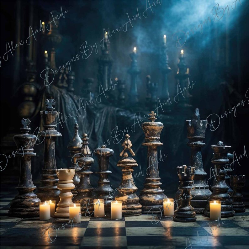 Chess Studio Backdrop Background Digital Birthday Child Photo Shoot ...