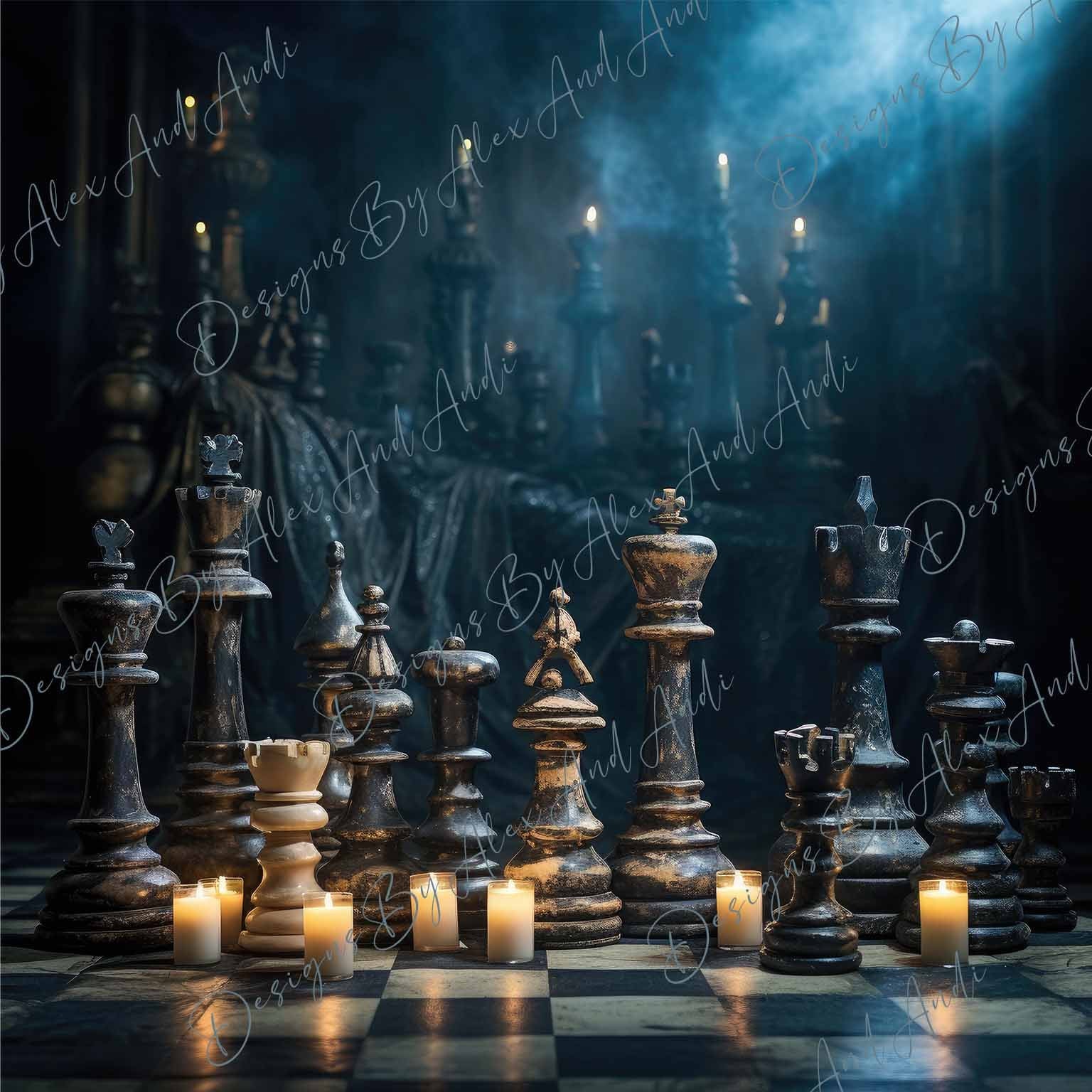 Chess Studio Backdrop Background Digital Birthday Child Photo Shoot ...