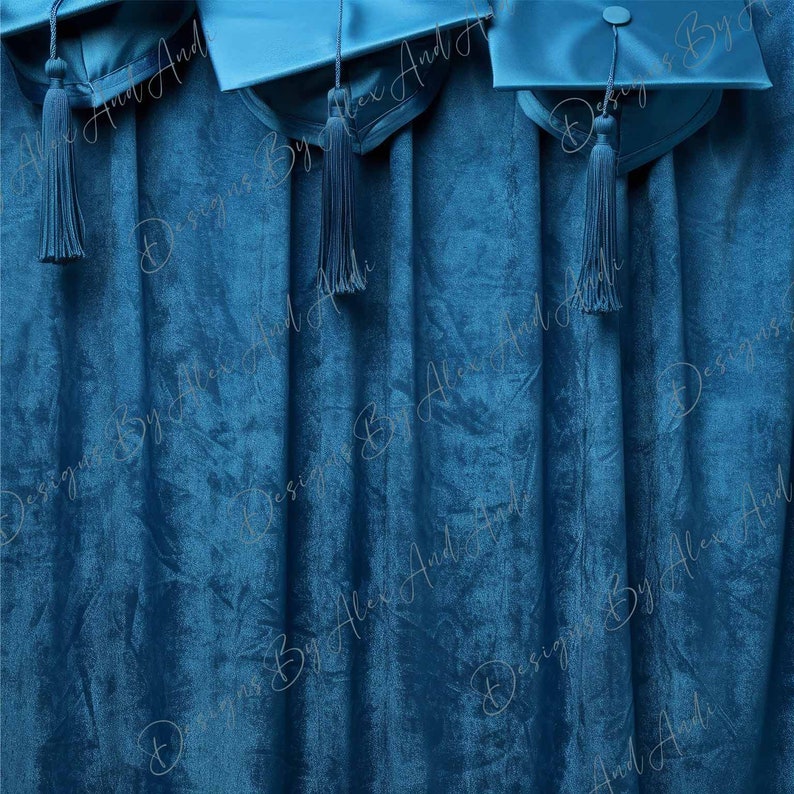 Blue Graduation Photo Shoot Graduation Photo Ceremony Overlay Degree ...