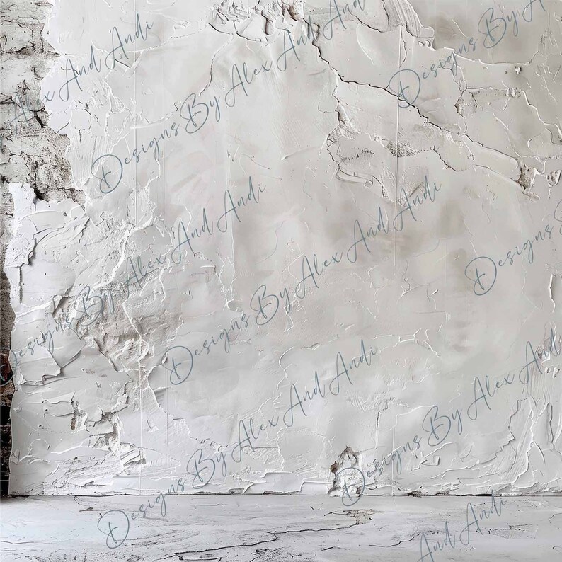 White Texture Wall Digital Backdrop Fineart Picture Art Background ...