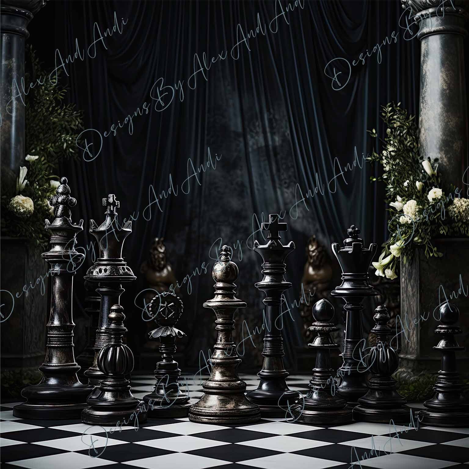 Chess Backdrop Background Digital Birthday Child Photo Shoot Picture ...