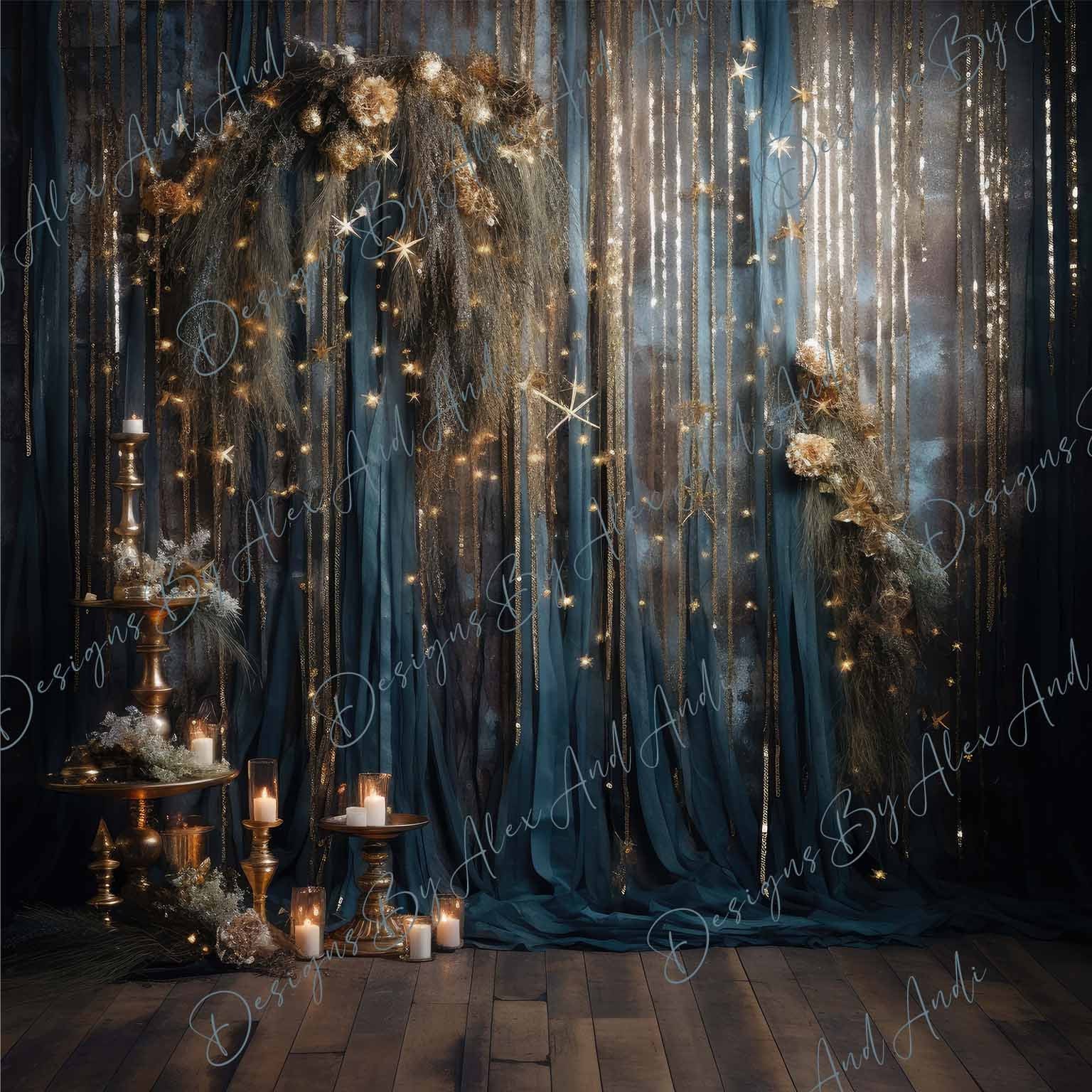 Shimmering Studio Backdrop Background Digital Birthday Child Photo ...