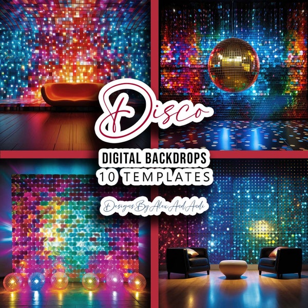 Disco Backdrop - Etsy