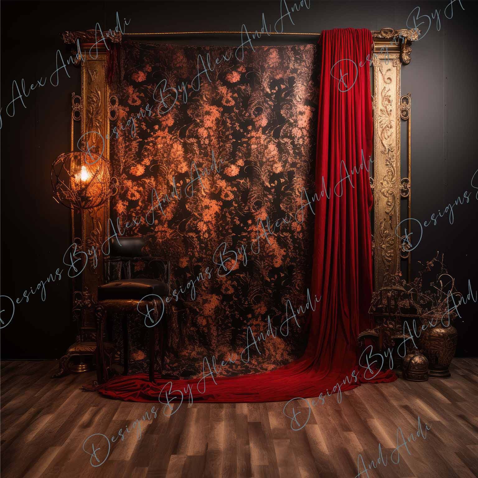 Antique Photo Shoot Backdrop Background Digital Child Sweet 16 Photo ...