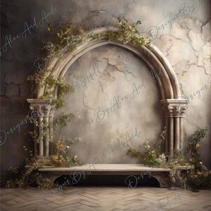 Arch Picture Backdrop Background Digital Birthday Child Photo Shoot ...