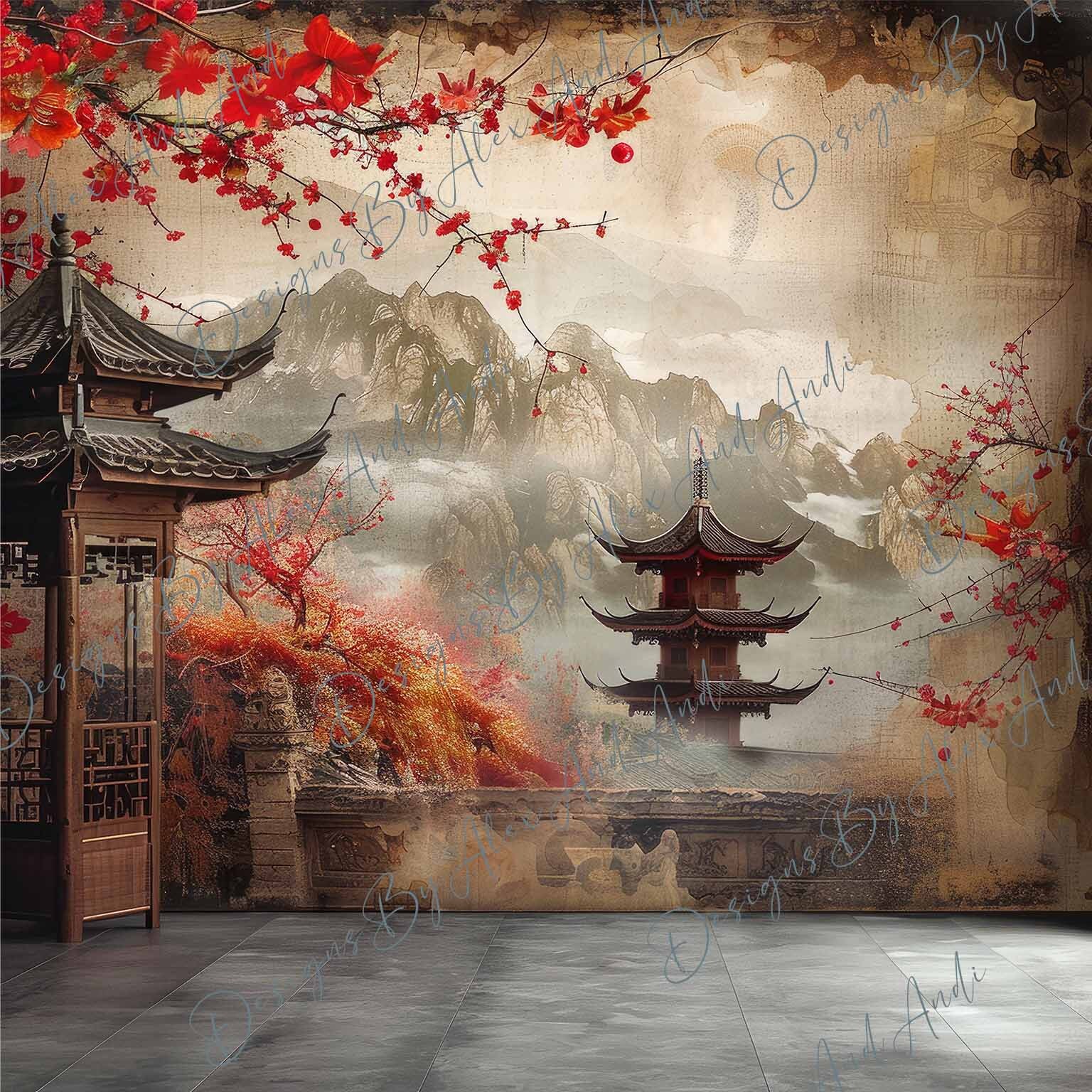 Asian Studio Digital Backdrop Asia Event Oriental Picture Photo Photo ...