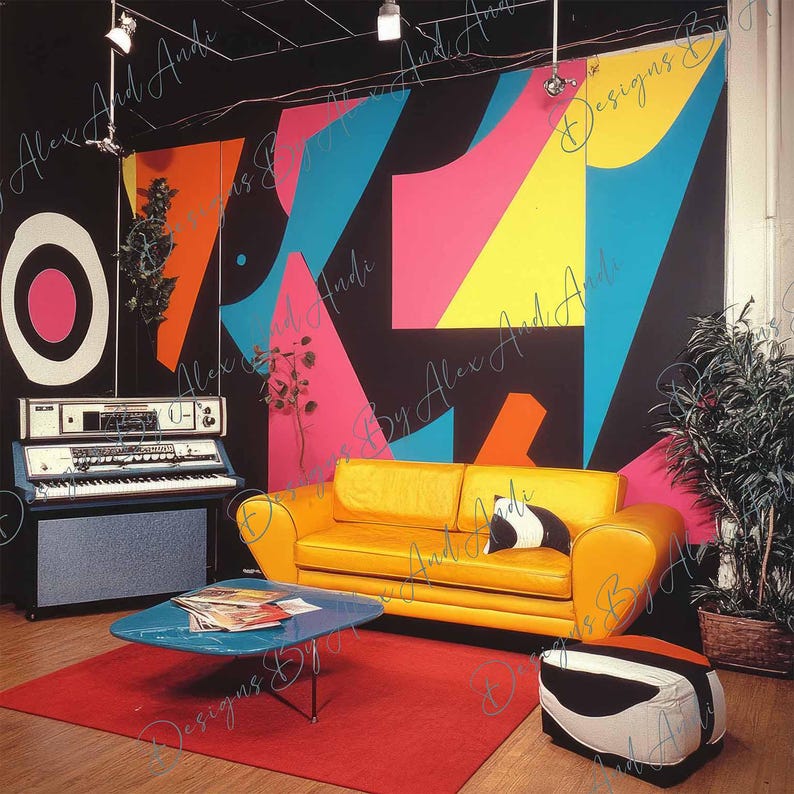 1980s Studio Digital Backdrops: Photo Shoot Backgrounds (JPG) - Etsy