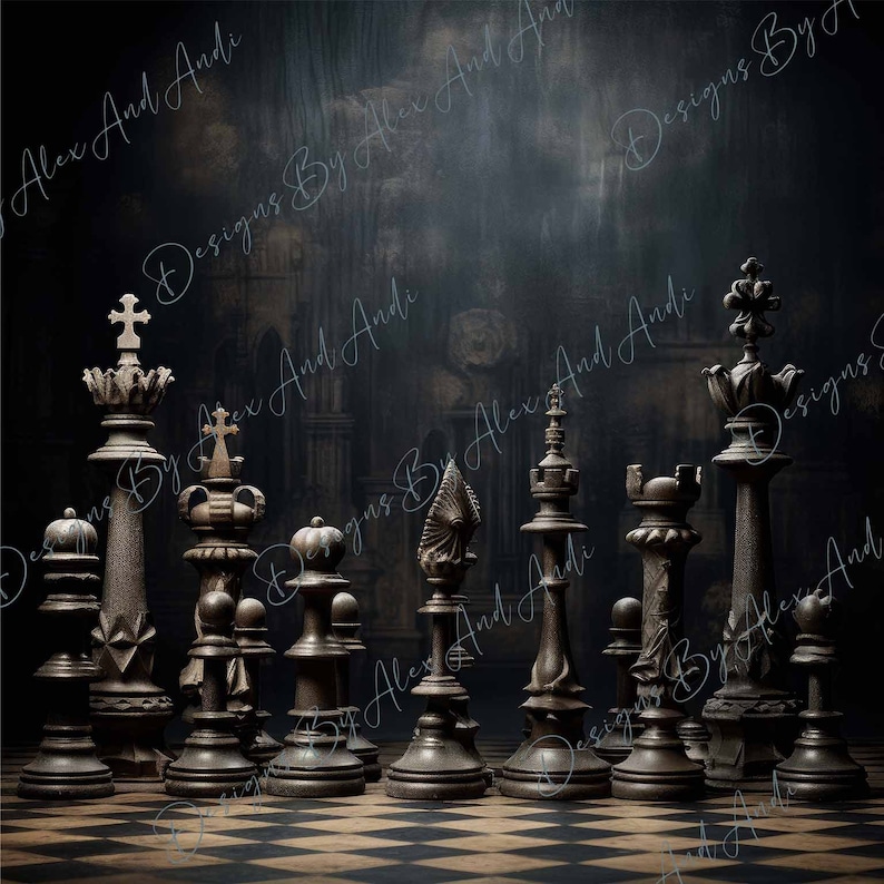 Chess Studio Backdrop Background Digital Birthday Child Photo Shoot ...
