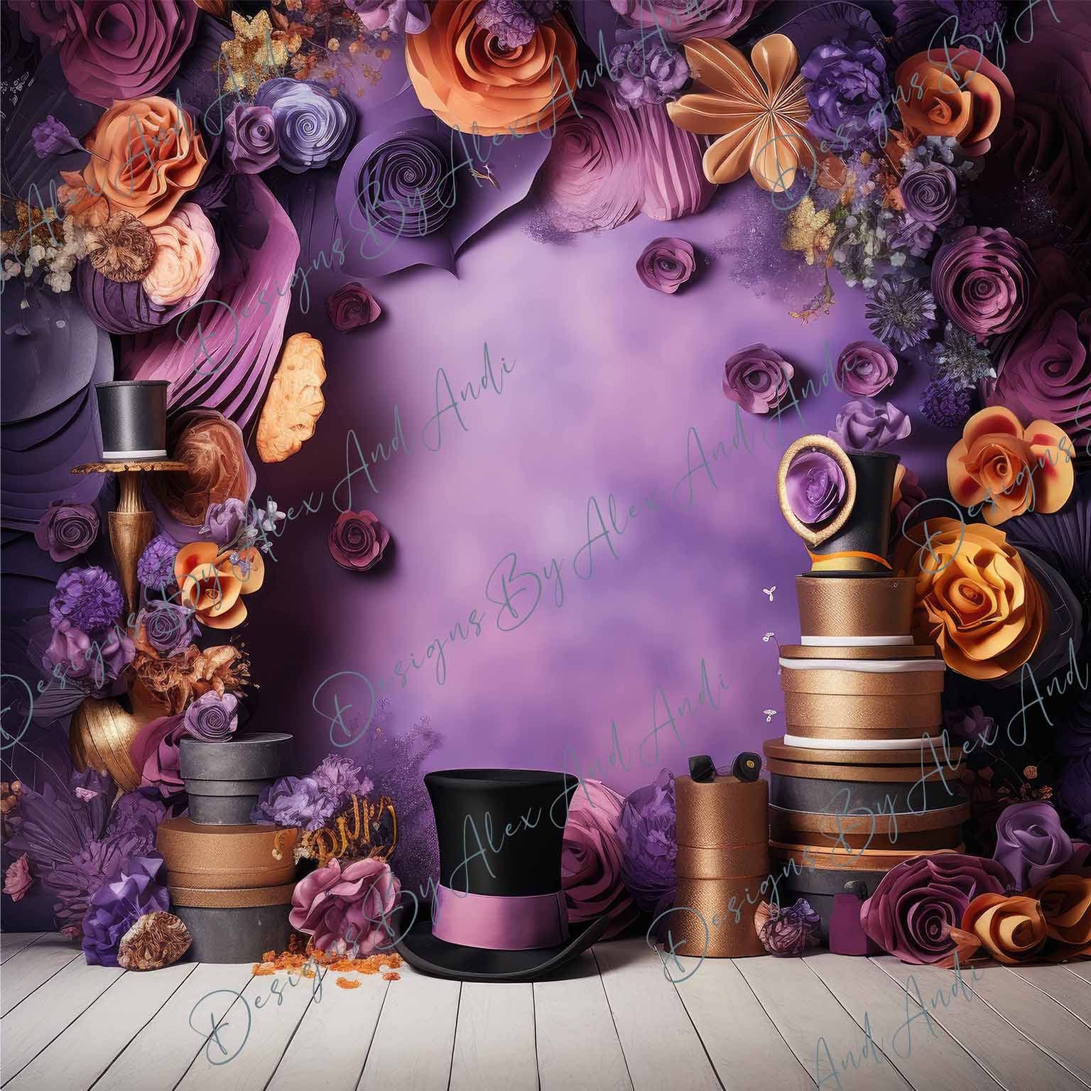 Whimsical Wonky Digital Backdrop Overlay Child Background Photo Shoot ...