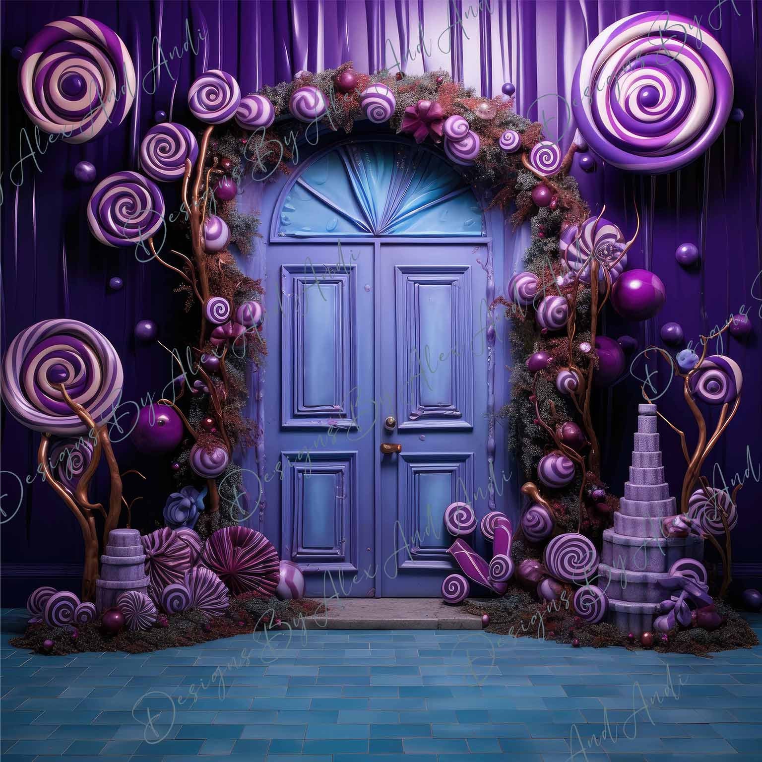 Whimsical Wonky Digital Backdrop Overlay Child Background Photo Shoot ...