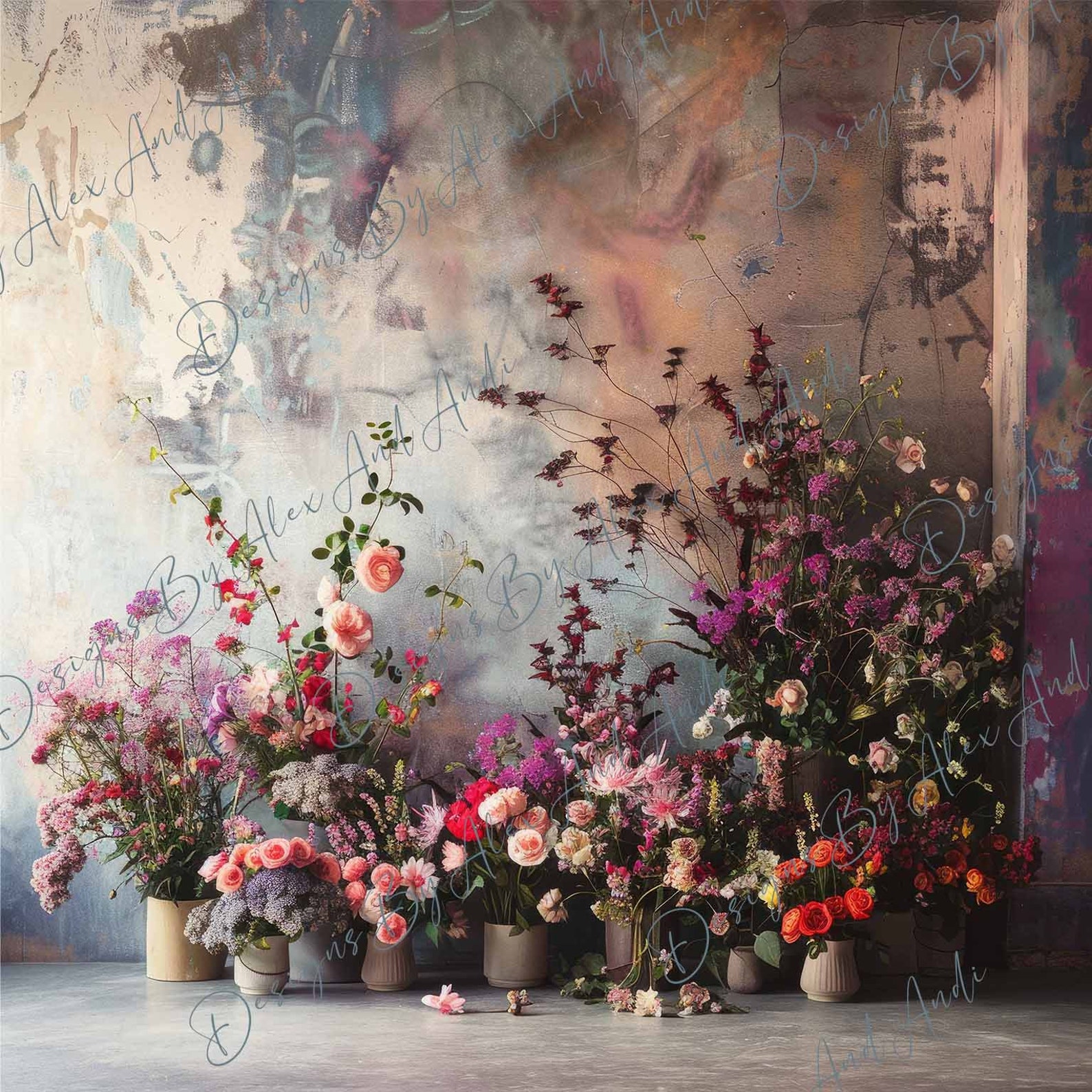 Mothers Day Floral Texture Backdrop Flowers Overlay Mom Back Ground ...