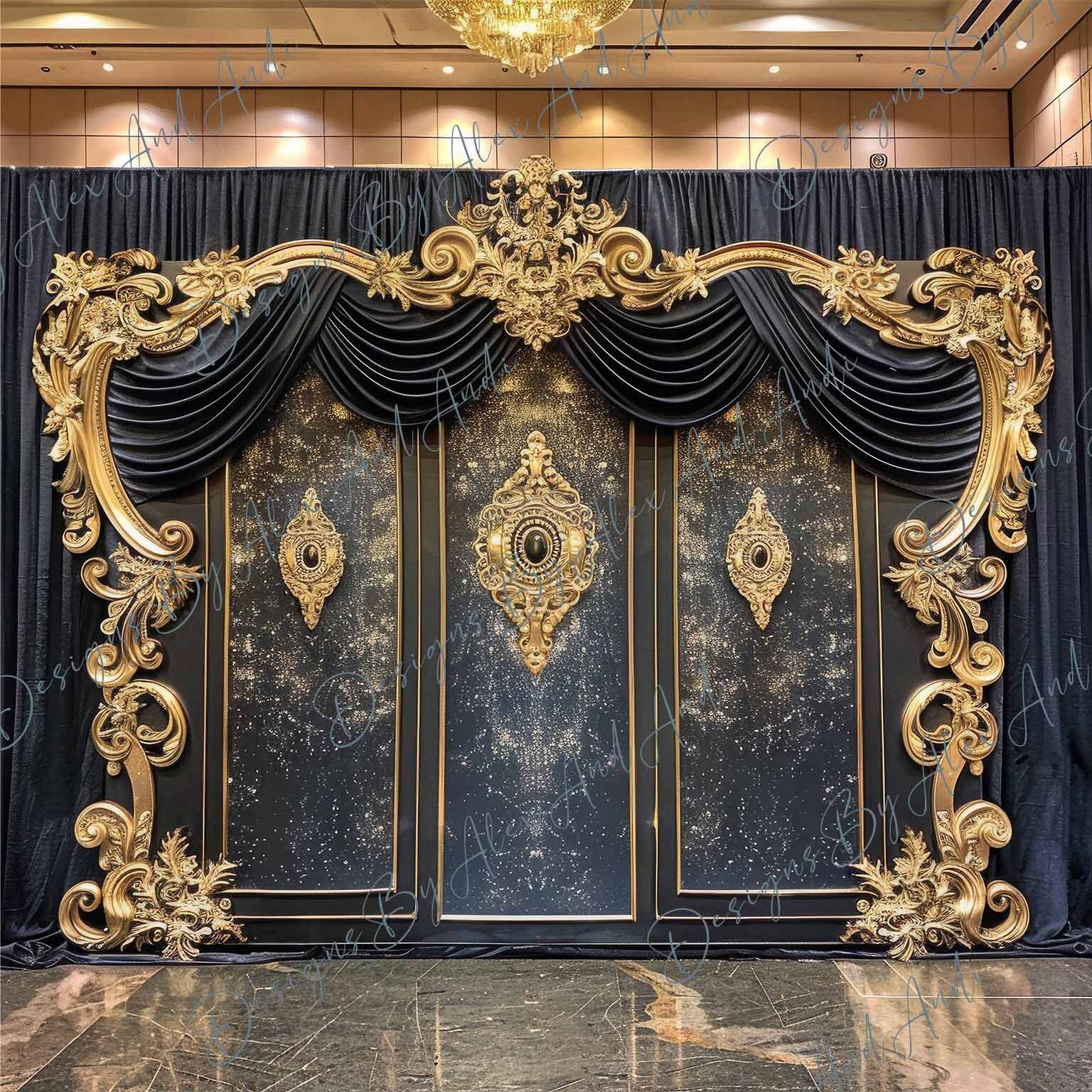 Formal Digital Background Model Backdrop Overlay Wedding Sweet 16 Photo ...