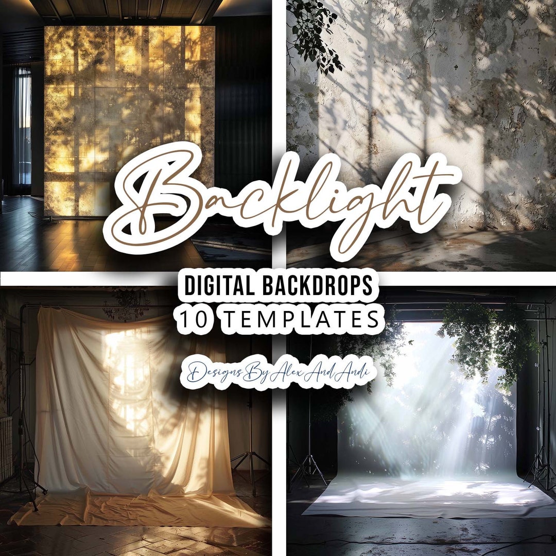 Backlight Digital Backdrop Model Background Booth Photo Overlay Photo ...