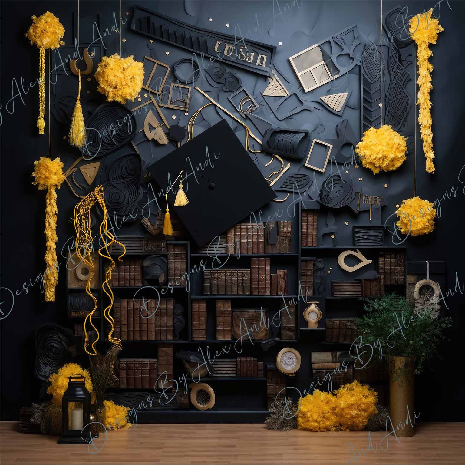 Graduation Studio Backdrop Background Digital Birthday Child Photo ...