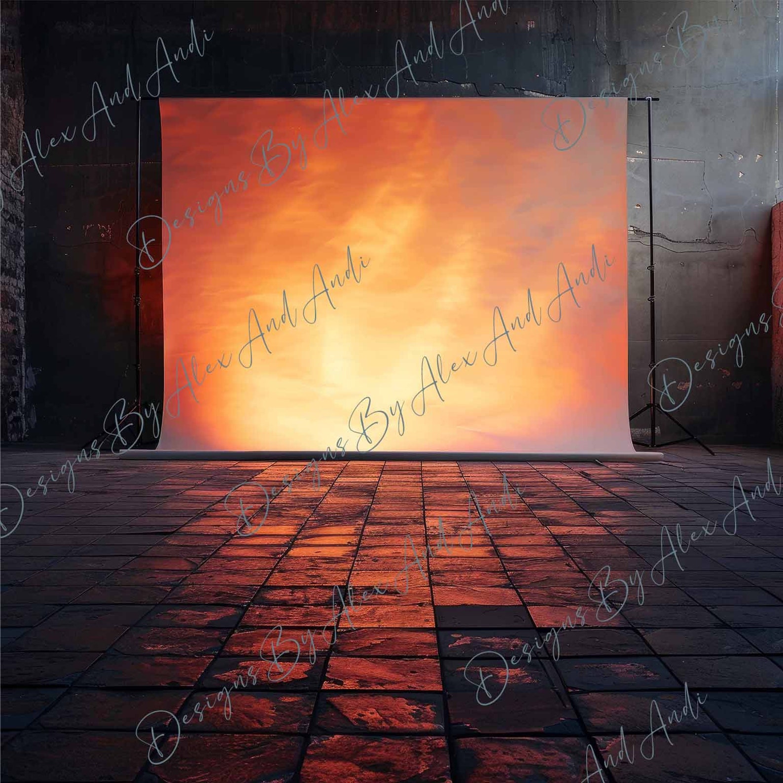 Backlit Art Wall Digital Backdrop Fineart Backlight Photo Shoot Elegant ...