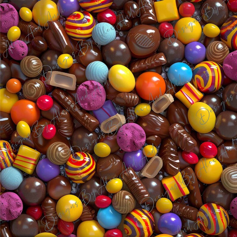 Wonky Chocolate Wall Digital Background Overlay Backdrop Kid Child ...