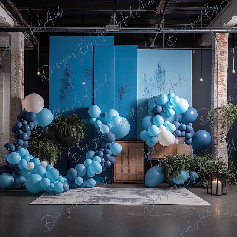 Its a Boy Digital Backdrop Overlay Background Holiday Child Photo ...