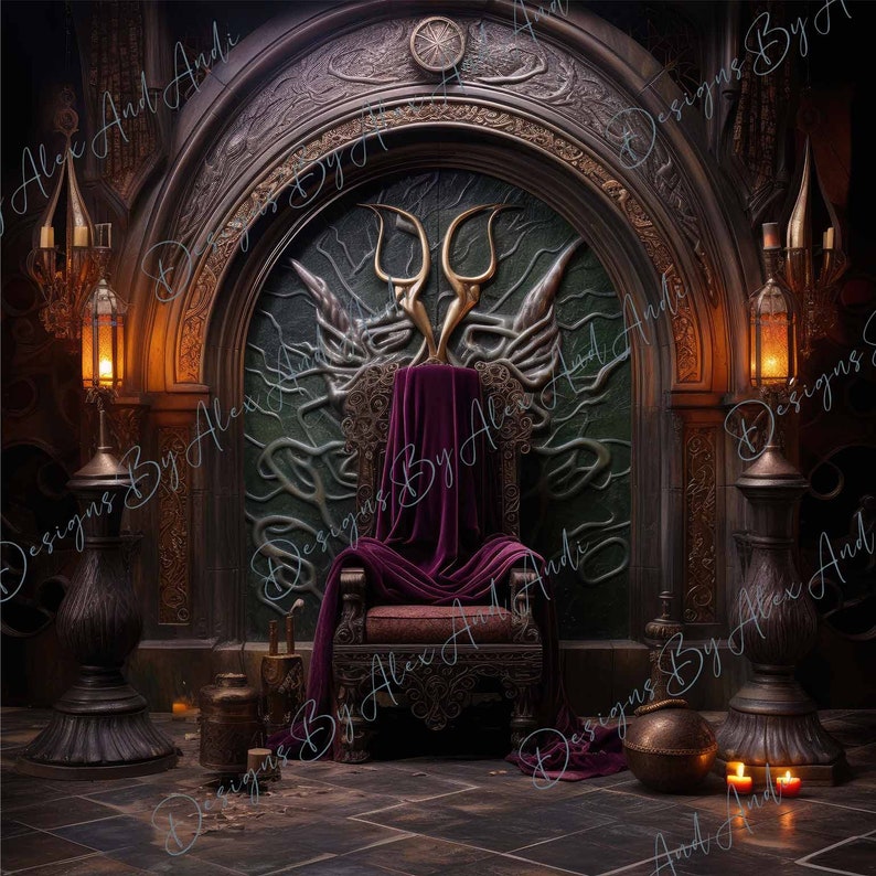 Wizard Backdrop Background Digital Birthday Child Photo Shoot Picture ...