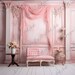 Pink Photo Prop Digital Backdrop Overlay Wedding Sweet 16 Background ...