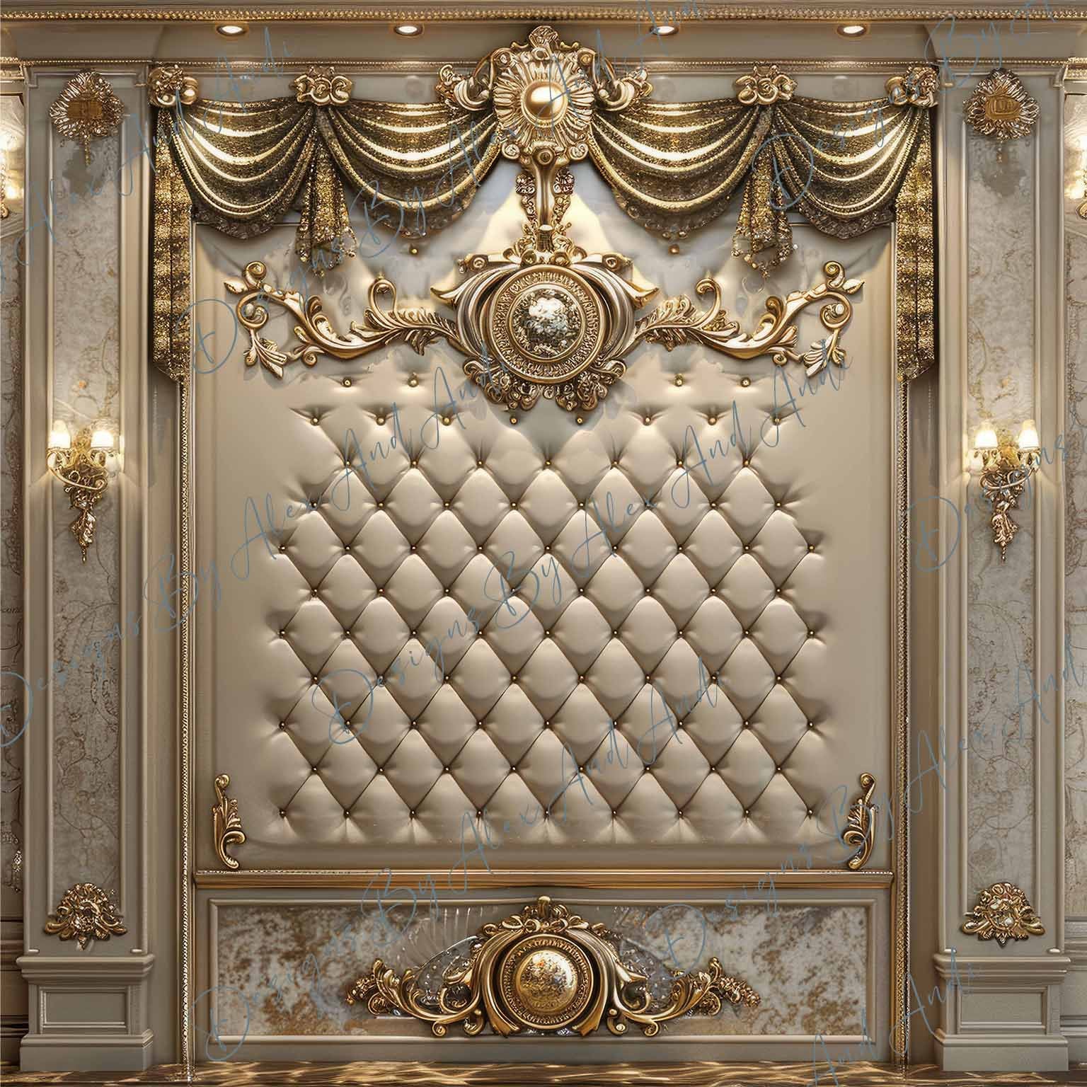 Pearl Room Digital Background Backdrop Wedding Bridal Overlay Party ...